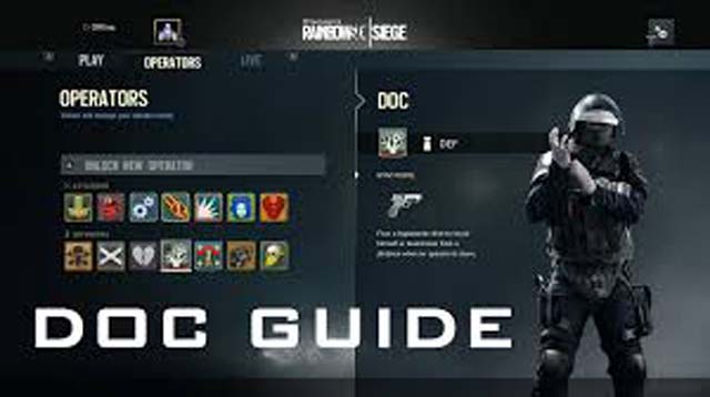How to Play Doc, The Unique Medic in A Defense Team in Rainbow Six Siege