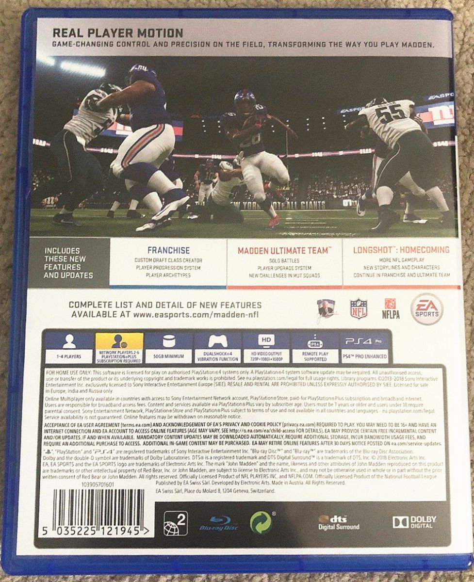 How To Distinguish The Madden NFL 19 PS4 Disk Version In Different ...